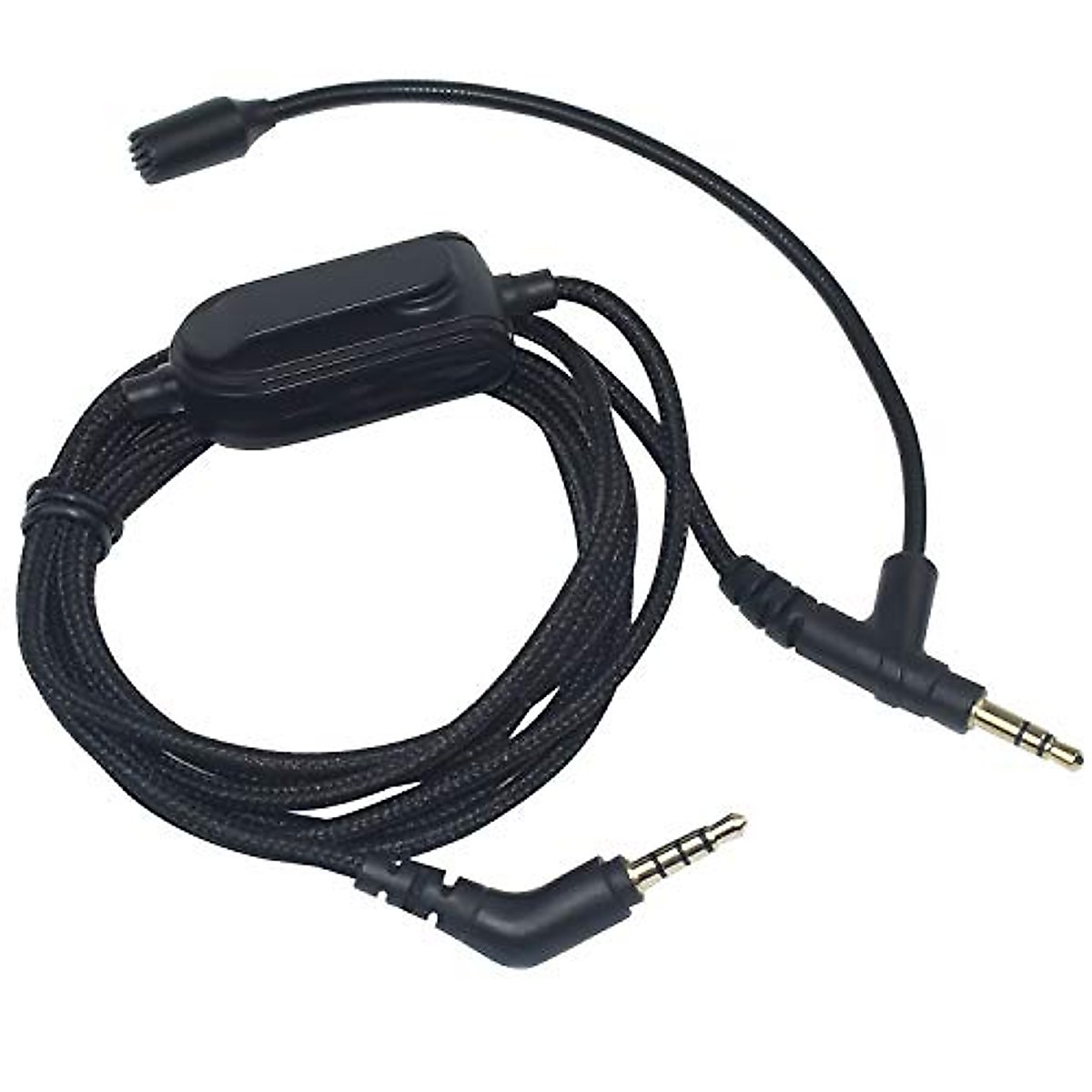 Replacement for Astro A10 Cord, A40 Headset Cable Braided Wire with Volume Control Compatible with Astro A40TR/A40/A10 Gaming Headsets to Xbox One PS4 MixAmp