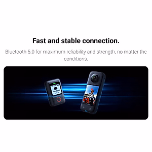 insta360 GPS Action Remote/compatiable with insta360 X3/ ONE X2/ONE RS/ONE R (CINSAAV/A-ALT1)