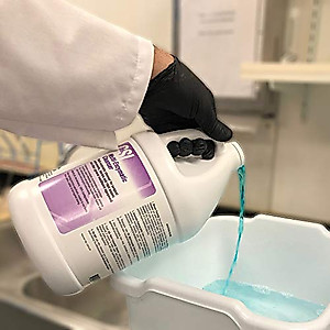 Multi Enzymatic Liquid Medical Instrument Cleaner Concentrate for Veterinary and Surgical Equipment Presoak and Reprocessing, For Use with Ultrasonic Units and Manual Cleaning, 1 Gal