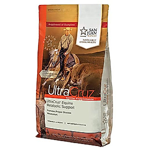 UltraCruz Equine Metabolic Support Supplement for Horses, 10 lb, Pellet (36 Day Supply)