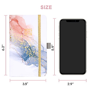 2023-2025 Pocket Planner/Calendar - Monthly Pocket Planner/Calendar 2023-2025, 36 Months from Jan. 2023 to Dec. 2025, 6.3" x 3.7"，Pocket Planner with Pen Hold, Inner Pocket and 63 Notes Pages
