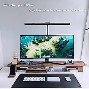 EYOCEAN Desk Lamp, LED Desk Lamp with Clamp Adjustable Brightness & Color Temperature, Architect Desk Lamp Eye-Caring, Gesture Sensing Desk Light with Flexible Gooseneck& Timer for Home Office, 12W