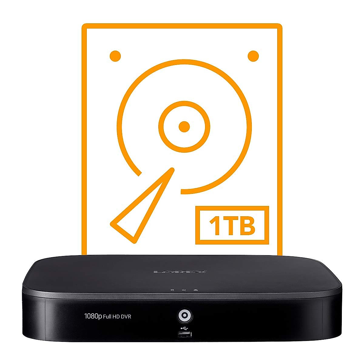 Lorex 1080p HD 8-Channel Security System with eight 1080p HD Weatherproof Bullet Security Camera and Advanced Motion Detection