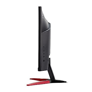 Acer Nitro 27" Full HD 1920 x 1080 PC Gaming IPS Monitor | AMD FreeSync Premium | 180Hz Refresh | Up to 0.5ms | HDR10 Support | 99% sRGB | 1 x Display Port 1.2 & 2 x HDMI 2.0 | KG271 M3biip,Black