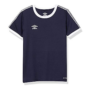 Umbro Diamond Poly S/s, Navy/White, Small (8)
