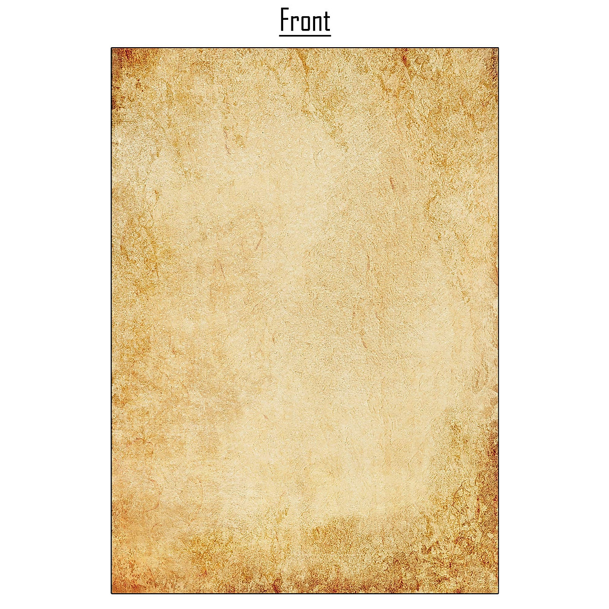 50 Sheets of old looking / Vintage Design Paper DIN A4. Great for vintage invites and letters