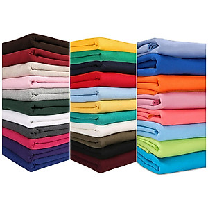 Sweatshirt Fabric for Hoddies and Dressmaking. 30 Colours of This Sweat Shirt Jersey Fabric. European Schools Approved and Tested Brushed Back Hoddy. Baby Pink 1 Metre