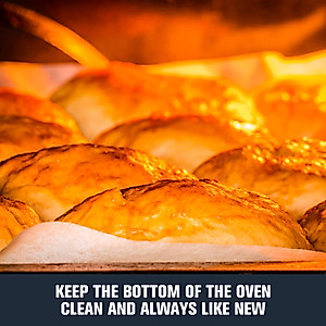 Oven Liners for Bottom of Oven, 2 Pack Large Thick Heavy Duty Non-Stick Oven Mat Set, 15.74"x 23.62" BPA and PFOA Free Oven Floor Protector Liner, Kitchen Friendly Cooking Accessory