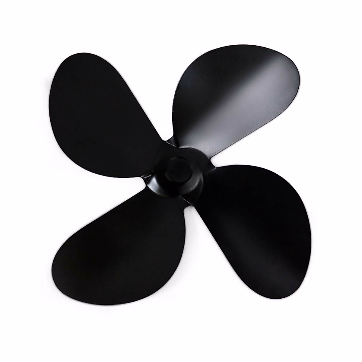Stove Fan Blade Replacement, 4 Blade Fireplace Fan Heat Powered Stove Fan 4 Blade for Wood/Log Burner/Fireplace