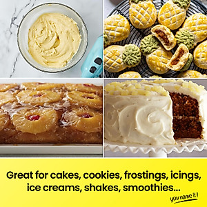 LorAnn Pineapple Bakery Emulsion, 4 oz - Intense Pineapple Flavor Extract for Baking, Cookies, Frosting, Ice Cream, Pineapple Pie, Smoothies and Beverage - Gluten Free, Vegan, Sugar Free, Nut Free