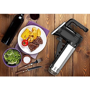 Sous Vide Cooker Immersion Circulator, Wancle sous vide machine 850W, Ultra-Quiet, 120V, Black