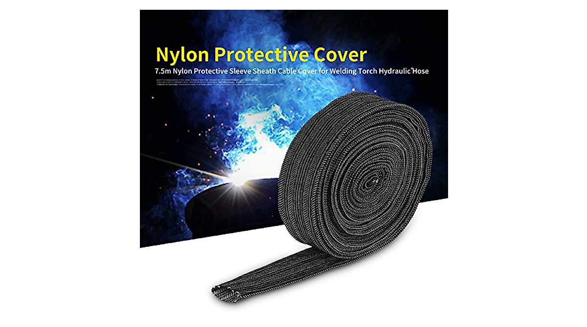 TIG Welding Torch Cable Cover 25FT Denim Torch Sleeve Hose Protector ...