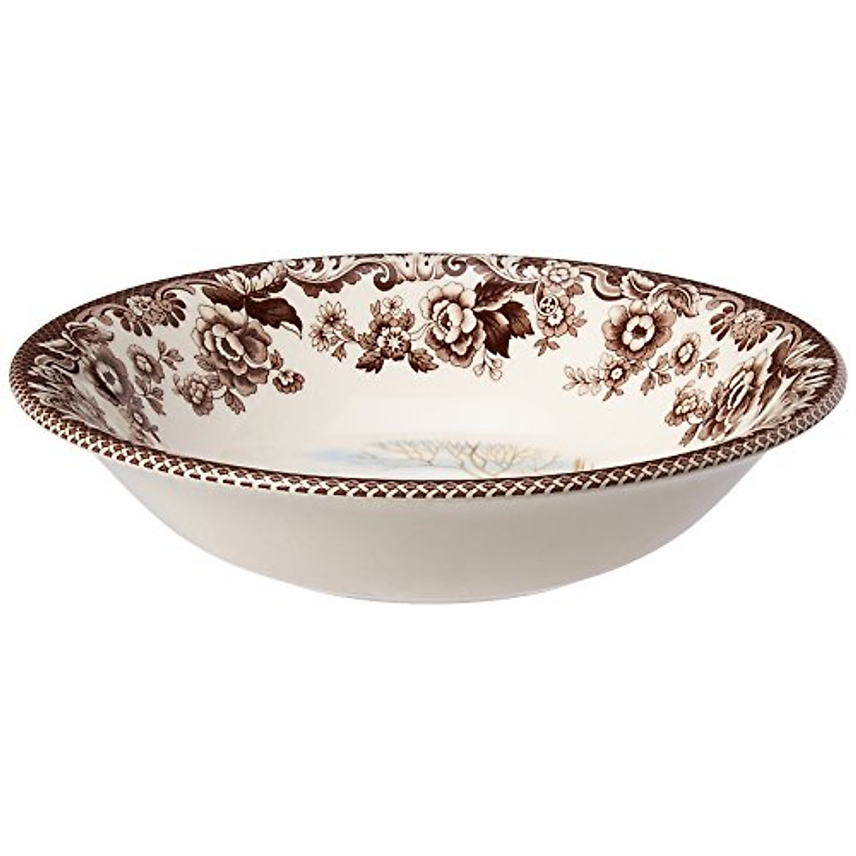 Spode Woodland Ascot Cereal Bowl, Red Fox, 8” | Perfect for Oatmeal, Salads, and Desserts | Made in England from Fine Earthenware | Microwave and Dishwasher Safe