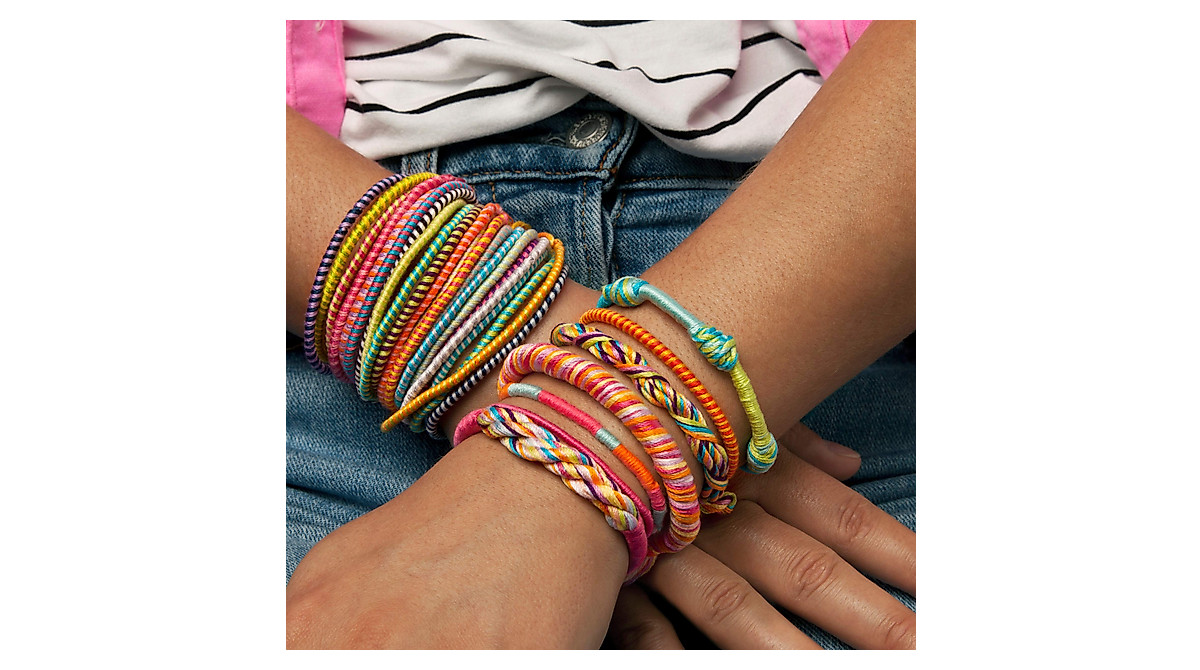 Loopdedoo DIY Friendship Bracelet Kit - Make Trendy Jewelry in Minutes