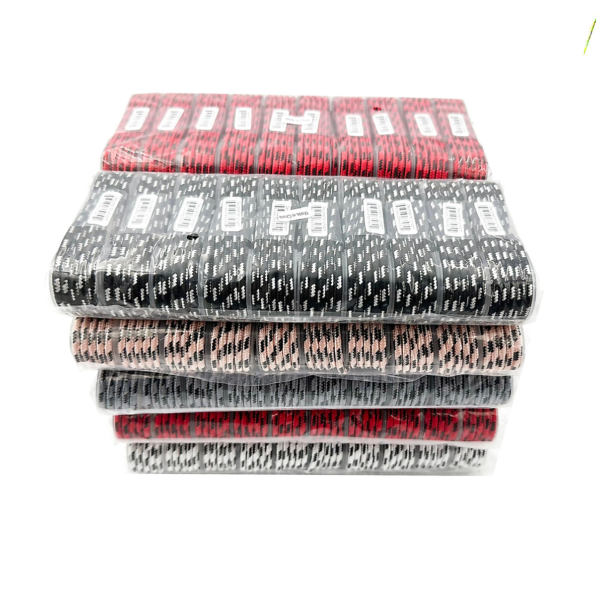 (50-Packs) Unicorn's Premium USB Cables Compatible with iPhone Plug Charging Cable + Sync (5Ft/1.5M) Nylon Braided Wholesale Bulk Lot