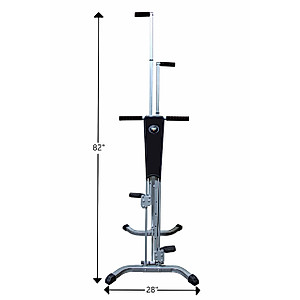 Fitnessclub Vertical Climber Exercise Climbing Machine Home GYM Equipment Stepper Cardio Fitness Total Body Workout fitness climber