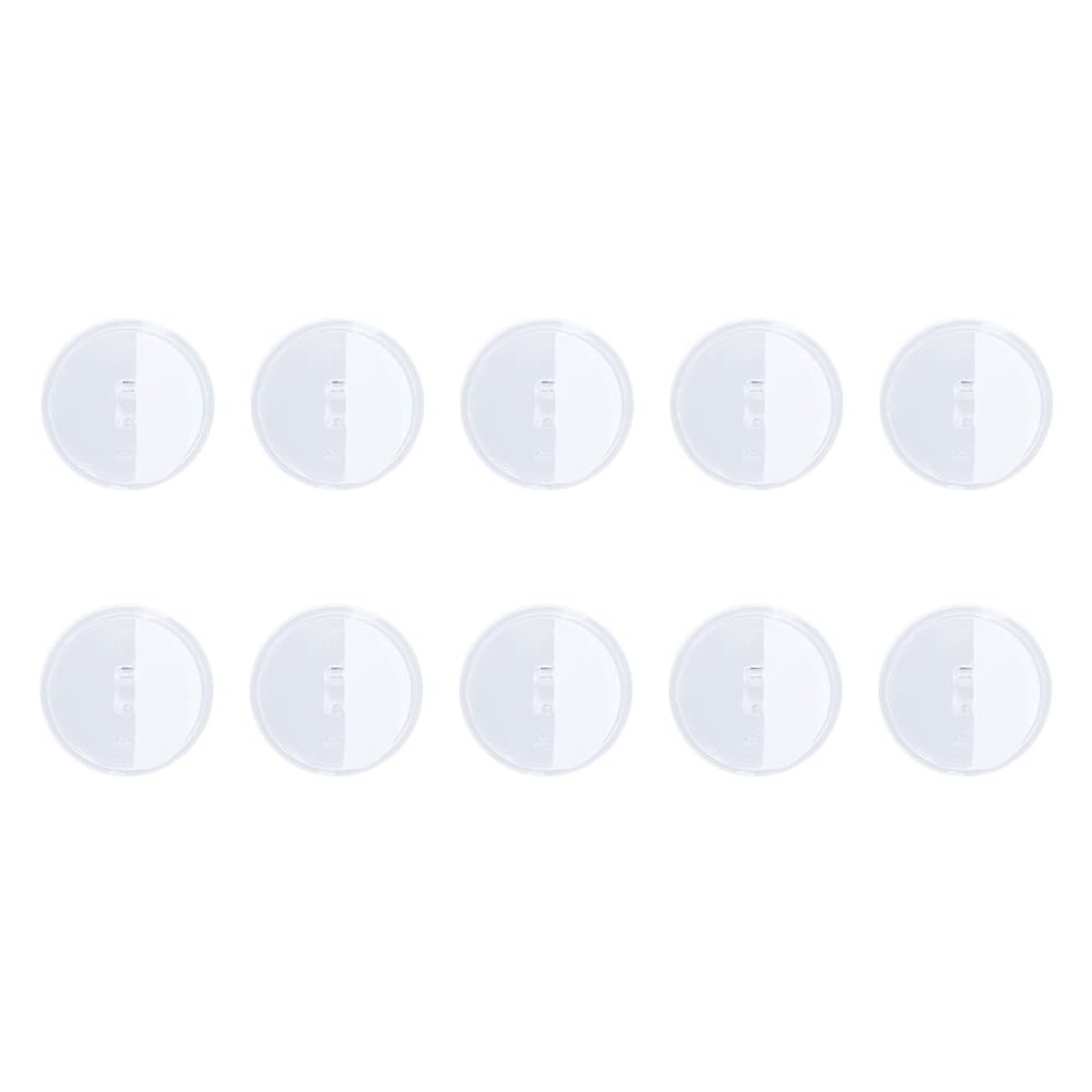 10/30/50Pcs 2cm/0.78inch Round Self Adhesive Ceiling Hooks Transparent Small Disc Hanging Hooks Sticky Ceiling Hooks for Kitchen Bathroom Ceiling(10Pcs)