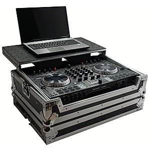 Harmony Audio HCNS6IILT Flight Glide Laptop Stand DJ Custom Case Compatible with Numark NS6 II