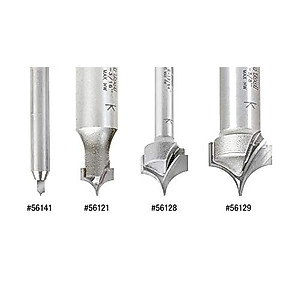 Amana Tool - 56125 Solid Carbide Pt. Cutting Roundover 1/8 Radius x 1/4 Dia x 5/16 x 1/4