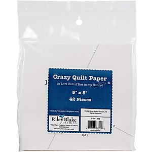 RILEY BLAKE DESIGNS 5"X5" Stacker Riley Blake Crazy Quilt Paper 42/Pkg