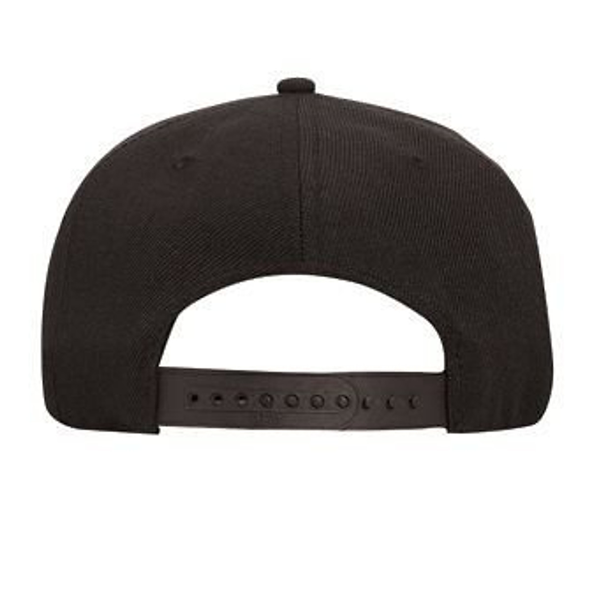 Custom Snapback Hat Otto Embroidered Your Own Text Flatbill Bill Snapback (Black)