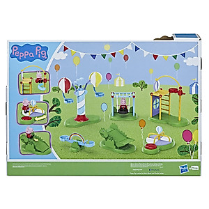 Peppa Pig Peppa’s Adventures Peppa’s Balloon Park Preschool Toy, Playset Perfect for Easter Basket Stuffers, Great Gifts Toys for Kids (Amazon Exclusive)