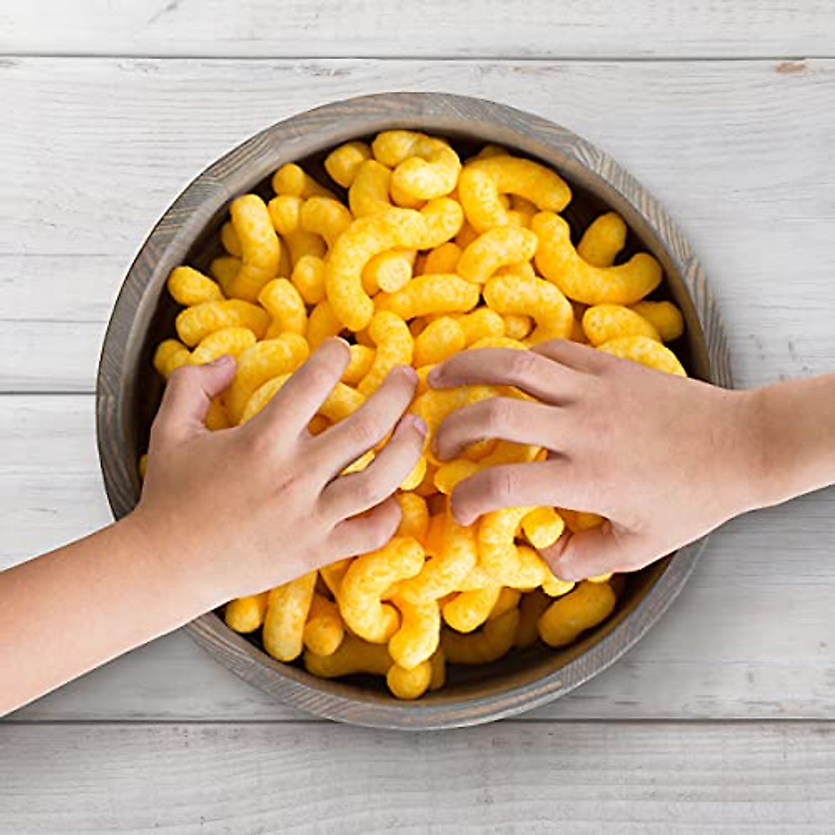 Annie's Organic Cheddar Cheesy Smiles, Baked Corn Puffs, 4 oz.