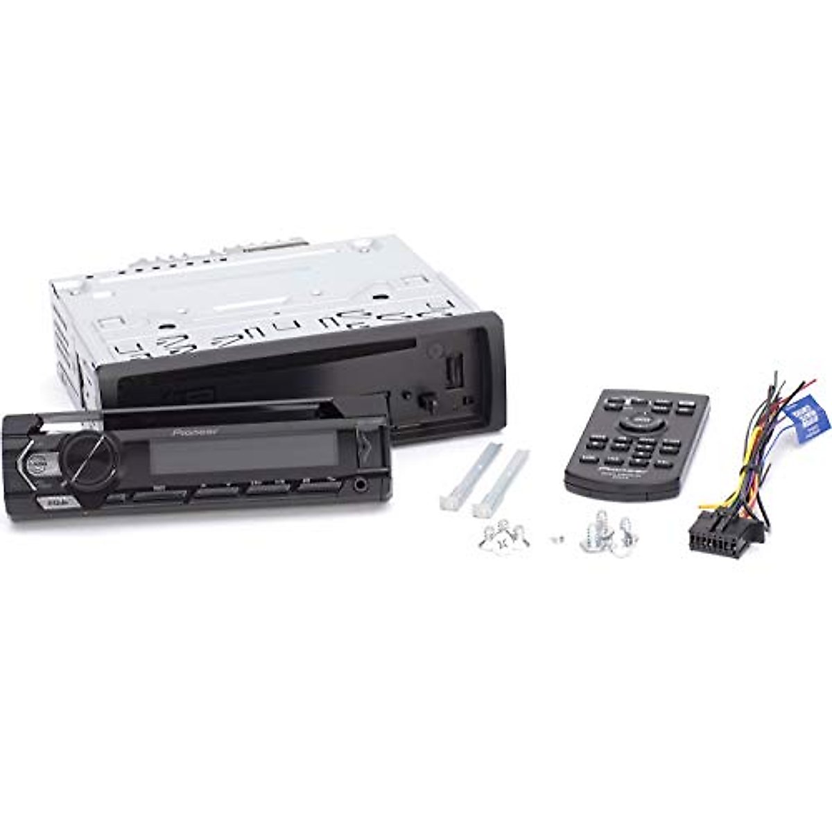 Pioneer DEH-S1200UB Single DIN in-Dash CD Receiver with Pioneer ARC App and USB Control for Android Phones with Gravity Magnet Phone Holder Bundle