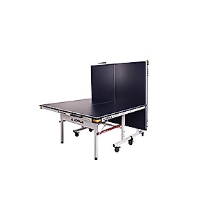 JOOLA Rally TL - Professional MDF Indoor Table Tennis Table w/ Quick Clamp Ping Pong Net & Post Set - 10 Minute Easy Assembly - Corner Ball Holders - Ping Pong Table w/ Playback Mode,