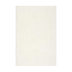 RUGGABLE Plush Washable Rug - Perfect Fuzzy Area Rug for Living Room Bedroom Kitchen - Pet & Child Friendly - Stain & Water Resistant - Polar White 6'x9' (Cushioned Pad)