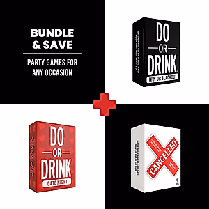 Do or Drink Blackout Tower Drinking Game - Adult Party Game with 54 Blocks and Challenges - Fun Drunk Game for Game Night - Great Gift for Pregames, Bachelorettes, Couples, and More