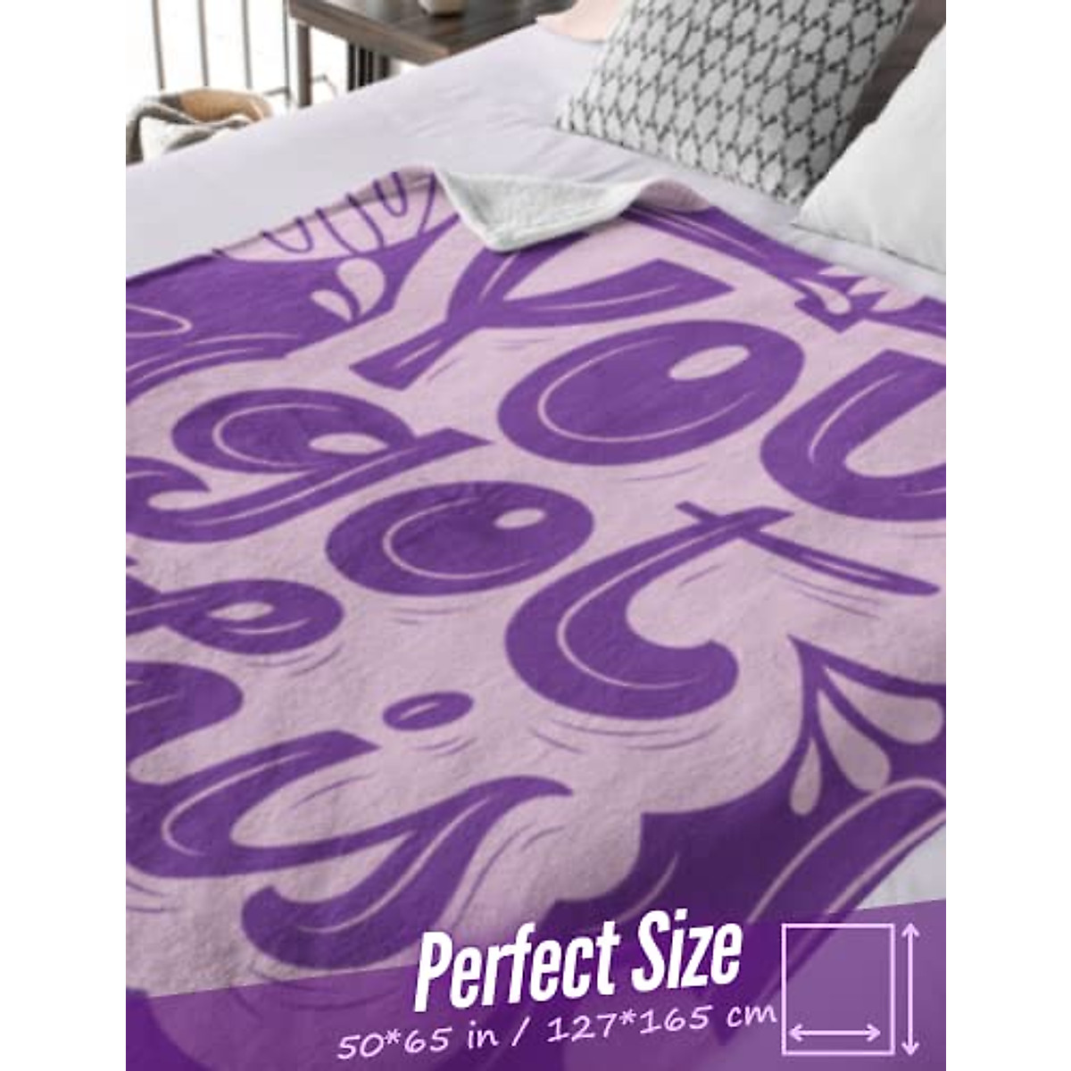 InnoBeta You Got This Blanket, Inspirational Gifts for Women, You Got This Gifts, Gifts for Coworker, Besties, Aunt, Friends, Sympathy Gifts for Women, Soft Throw Blanket 50"x65"