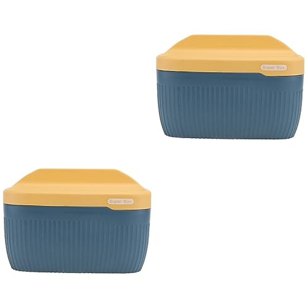 DOITOOL 2 Pcs Roll Toilet Tissue Box Wall Mount Paper Towel Holders Commercial Paper Towels Folding Toilet Napkin Dispensing Box Wall Mount Tissue Dispenser Commodity Wipes Storage Rack