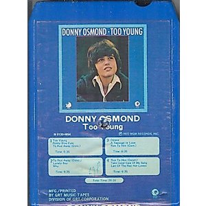 DONNY OSMOND: Too Young -11283 8 Track Tape