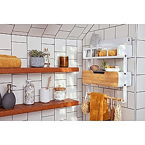 BLACK + DECKER WHITE HANGING RACK SYSTEM-SHELF W/DOOR (BDSTKT282WH)