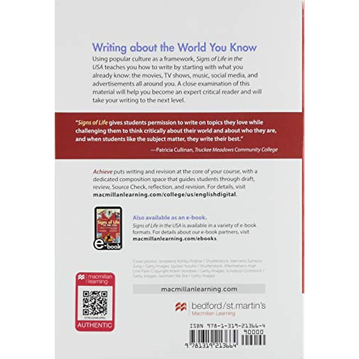 Signs of Life in the USA: Readings on Pop Culture for Writers