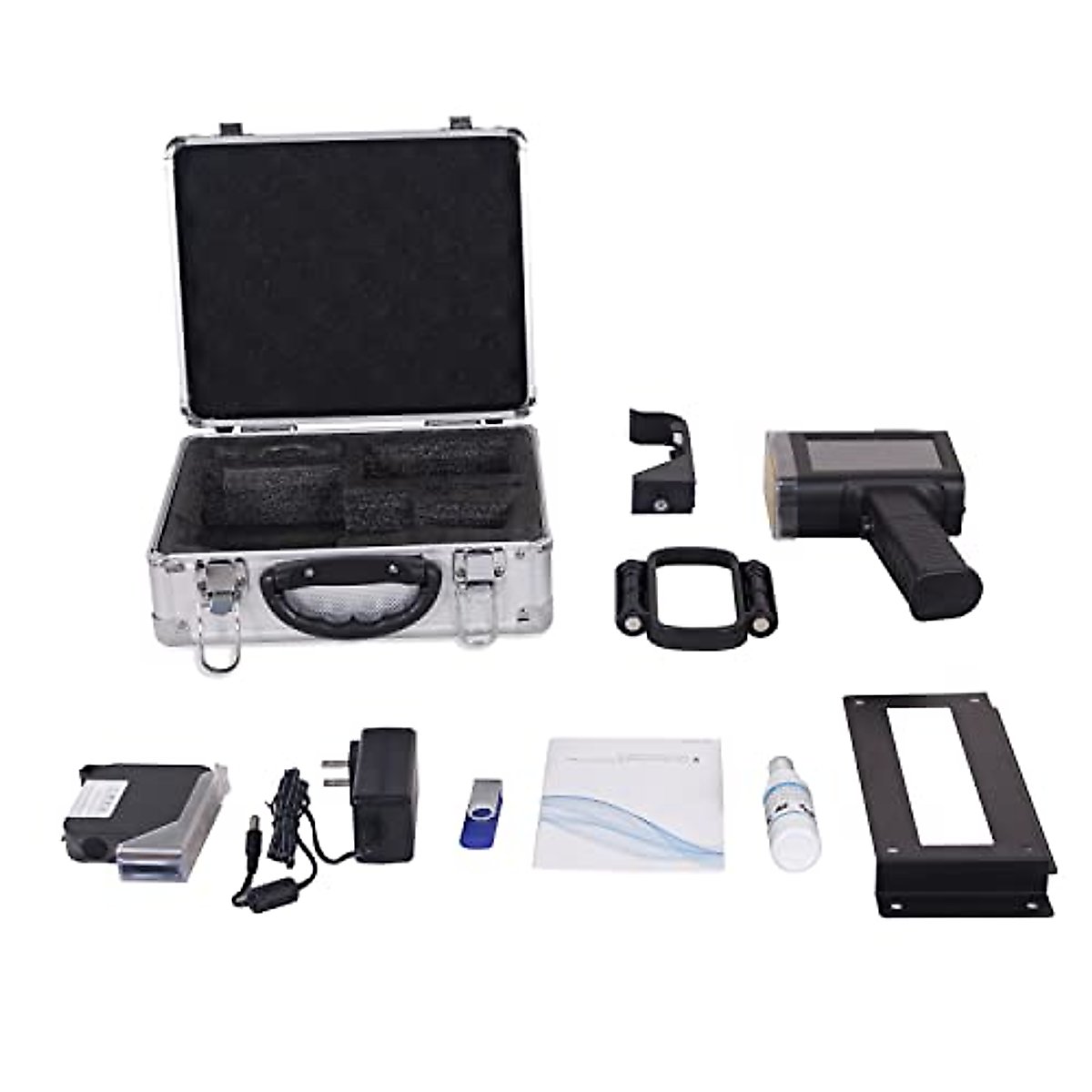 UPRINTJET Handheld Inkjet Printer B35 Print Height 0.098-1" Handheld Printer for Variable Data QRCode Barcode Logo Date Number Label Inkjet Printer with Solvent Quick Dry Ink for Almost Any Surfaces