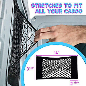 Cooler Net for Dry Storage and Organization - Compatible with YETI, RTIC, Igloo, Coleman, Lifetime, Pelican Ice Chests - Works with Cooler Lights, Wheel Kits, RTIC Cooler Accessories, and More