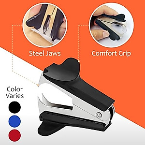 Staple Remover 3 Pack Staple Puller Pinch Jaw Style Staple Remover Tool, Stapler Removers