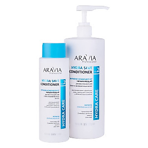 ARAVIA Moisturizing Professional Conditioner for Repairing Dry Hair | Sulfate Free | Delicate Balm Care for Dehydrated Hair | Barbershop product 400 ml 13.5 Fl Oz
