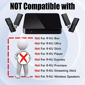 maqsai New Remote Control for R-KU -TV,Compatible TCL R-KU/Hisense R-KU/Onn R-KU/Sharp R-KU/Element R-KU/Westinghouse R-KU/Philips R-KU/Insignia R-KU/Jvc R-KU/RCA Smart TVs 【Pack of 2】