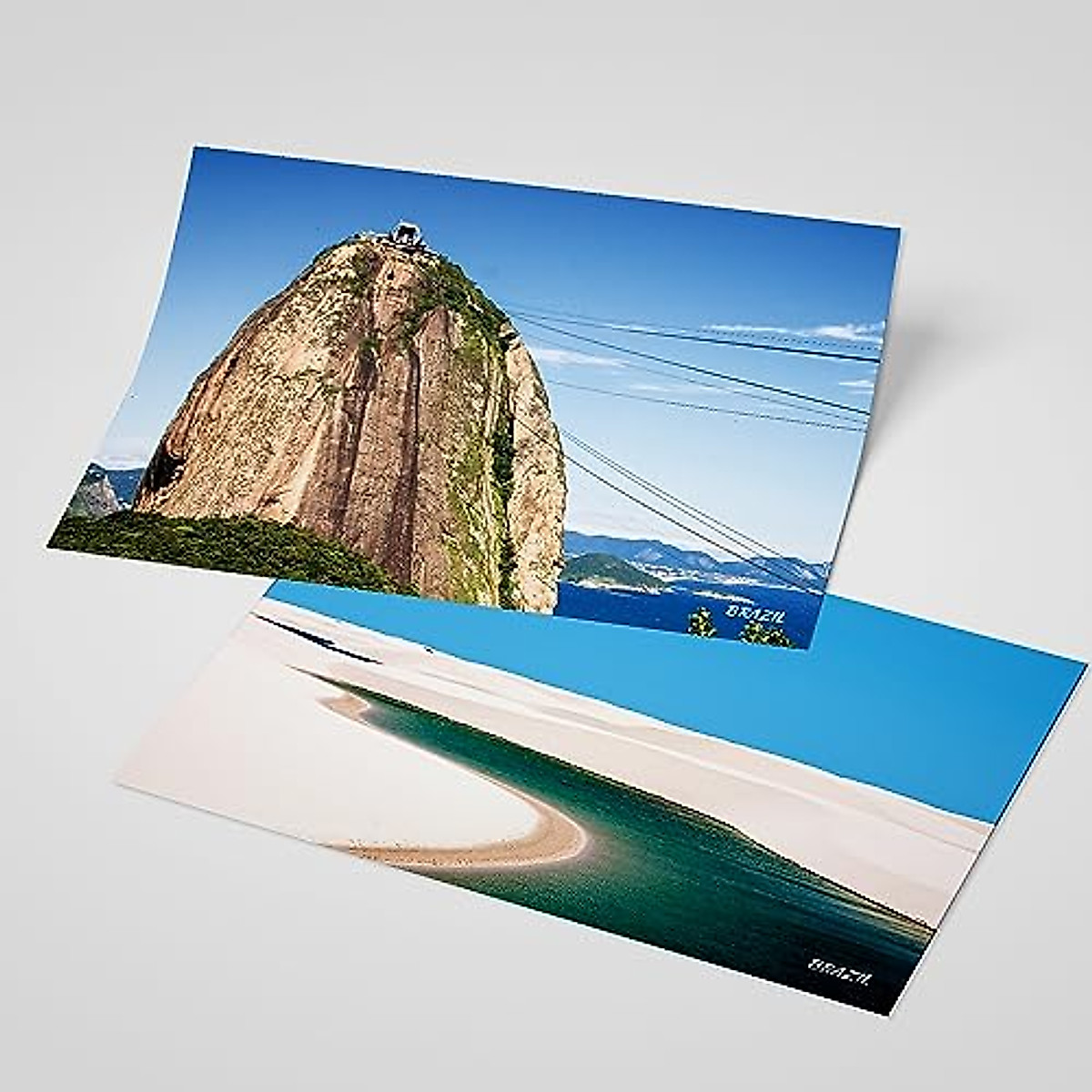 Dear Mapper Brazil Natural Landscape Postcards Pack 20pc/Set Postcards From Around The World Greeting Cards for Business World Travel Postcard for Mailing Decor Gift