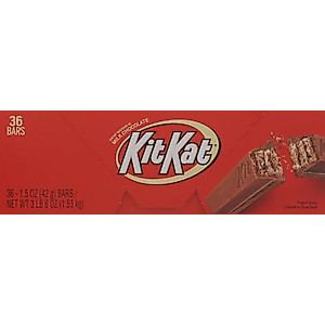 KIT KAT Milk Chocolate Wafer Candy Bars, 1.5 oz (36 Count)