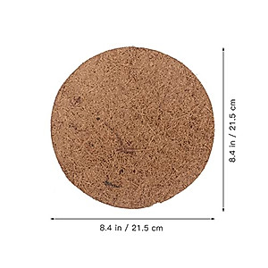 TEHAUX Pigeon Nesting Pads Natural Fiber Parrots Breeding Nests Bird Eggs Mat Provides Warm Hut Material Bedding for Birds, Pigeons, Chicken (10 PCS)