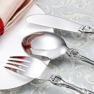 Silverware Set Handmade Skull Skeleton Cutlery Set Premium Stainless Steel Utensils,Including Knife/Fork/Spoon,Cutlery Badass For Halloween Home Kitchen Gift For Gothic Lover