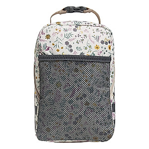 adidas Santiago 2 Insulated Lunch Bag, Woodland Floral Chalk White/Wonder Beige, One Size