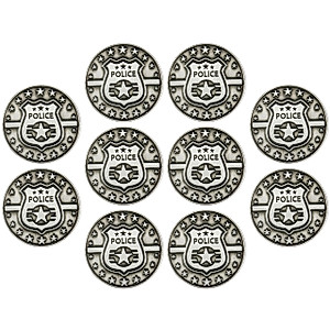 Police Officers Love Expression Coin, Bulk Pack of 10, Gift of Appreciation for Law Enforcement & Public Servants, Keepsake Pocket Token of Prayer & Divine Protection for Men & Women, EDC Coin