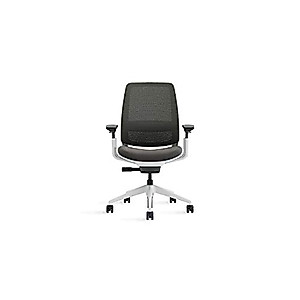 Steelcase Series 2 Office Chair, Seagull Frame, Cogent Connect Graphite, Hard Floor Casters