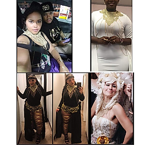 Gold Fine Chain Flower Lace Bikini Body Chain Necklace Jewelry for Women