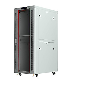 42U Server Rack Cabinet Gray 35" Deep IT Data Network Enclosure/Free Accessories !!!